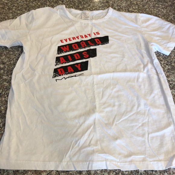 Tops | Every Day Is World Aids Day At Mac Cosmetics | Poshmark